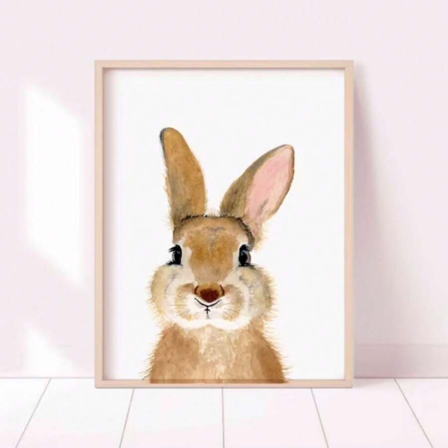 1pc Rabbit Design Wall Art Decoration | SHEIN USA