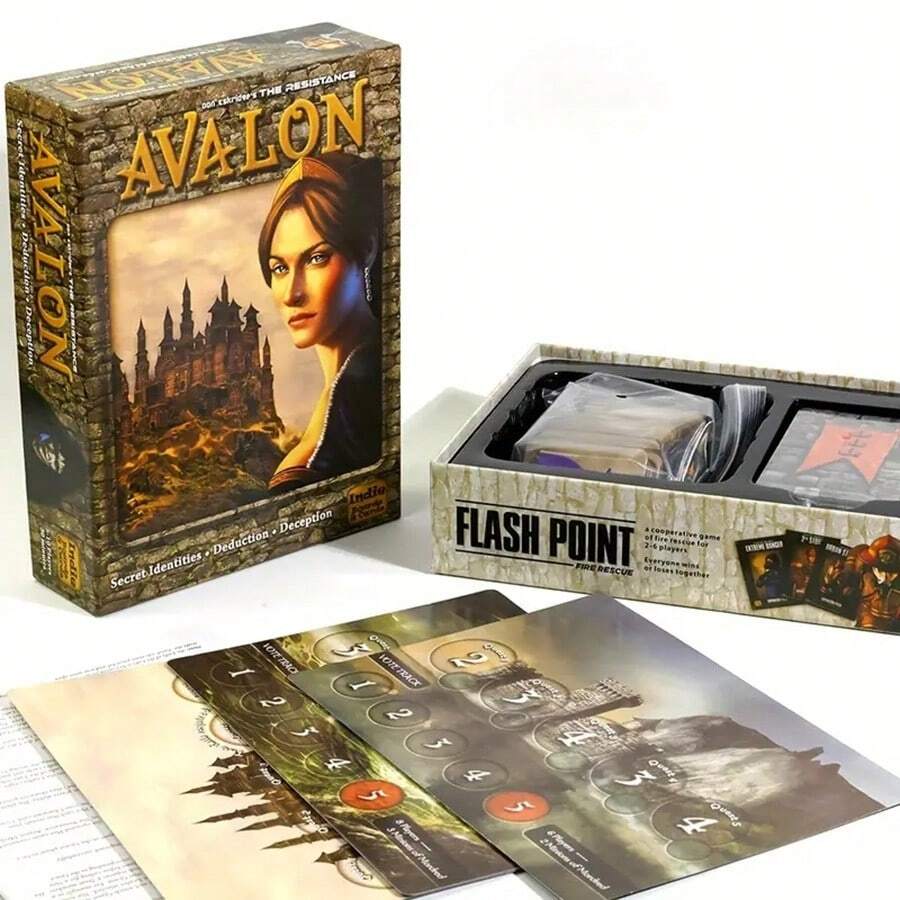 1 Box Avalon Card Game - Social Deduction Card Game For Civilization Of ...