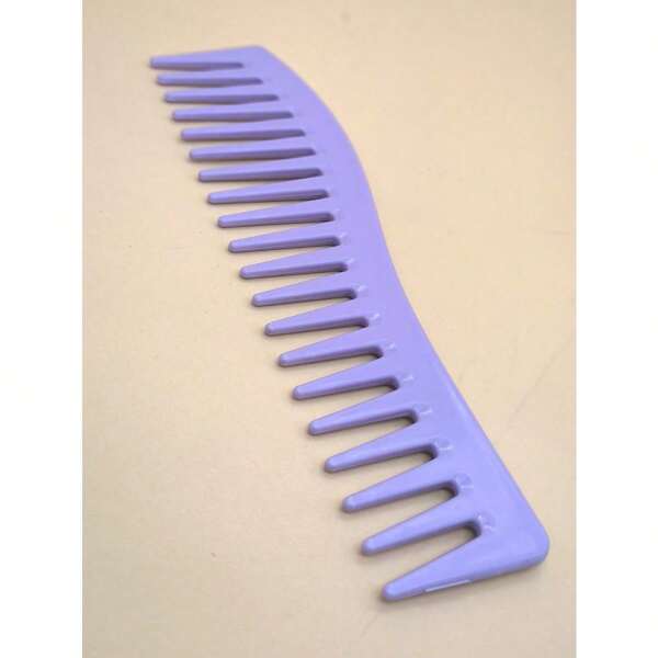 Small Fresh Hand Held Hair Comb 1 Piece Plastic Wide Tooth Partition ...