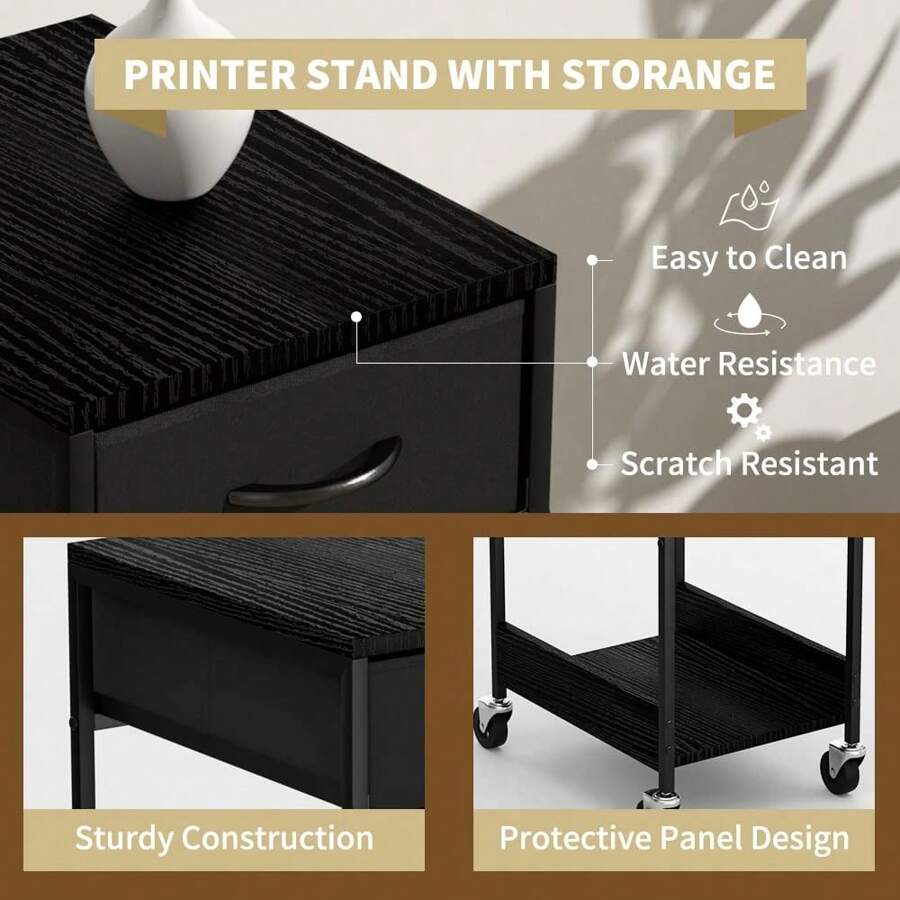 LUCKUP Computer Tower Stand PC Tower Stand, Under Desk CPU Stand with ...