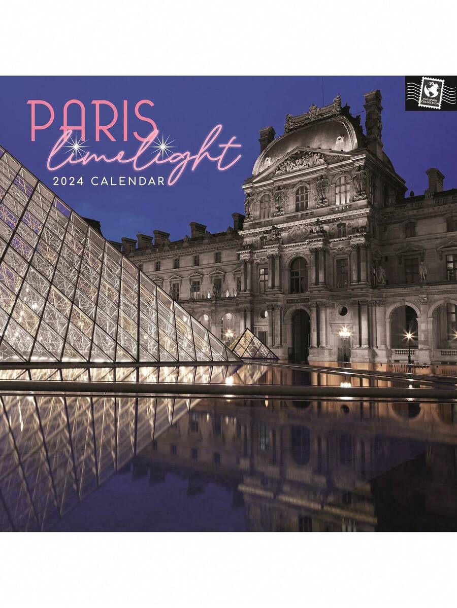 2024 Square Wall Calendar, Paris Limelight, 16-Month Passport ...