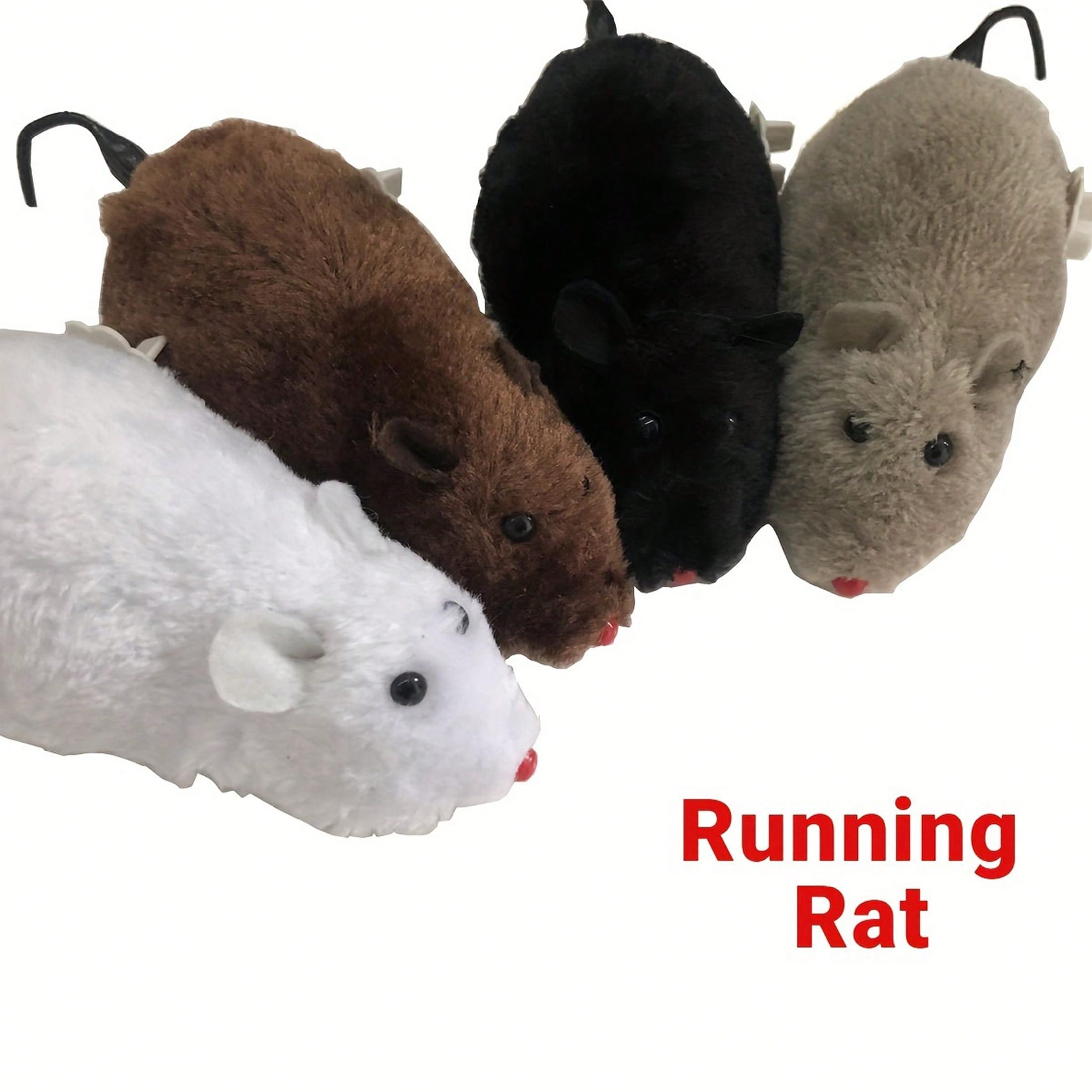 3PC Plush Mouse Toy - Twist-Action Jumping And Tail Wagging Fun For ...