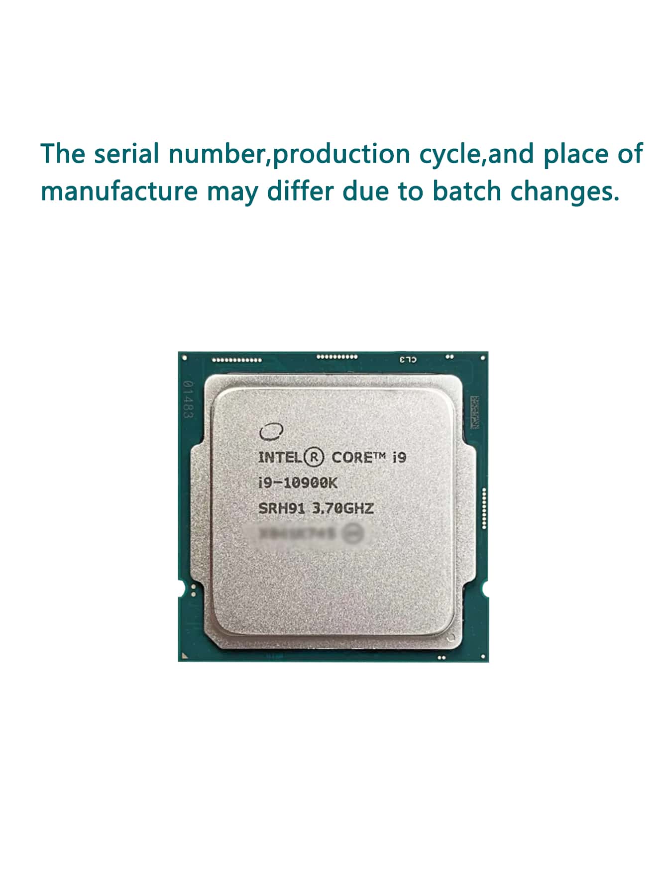 Procesador Intel Core I9-10900k I9 10900k 3,7 Ghz, 10 Núcleos Y 20 ...