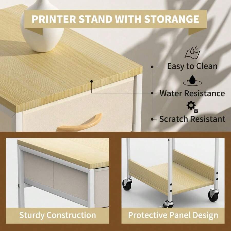 LUCKUP Computer Tower Stand PC Tower Stand, Under Desk CPU Stand with ...