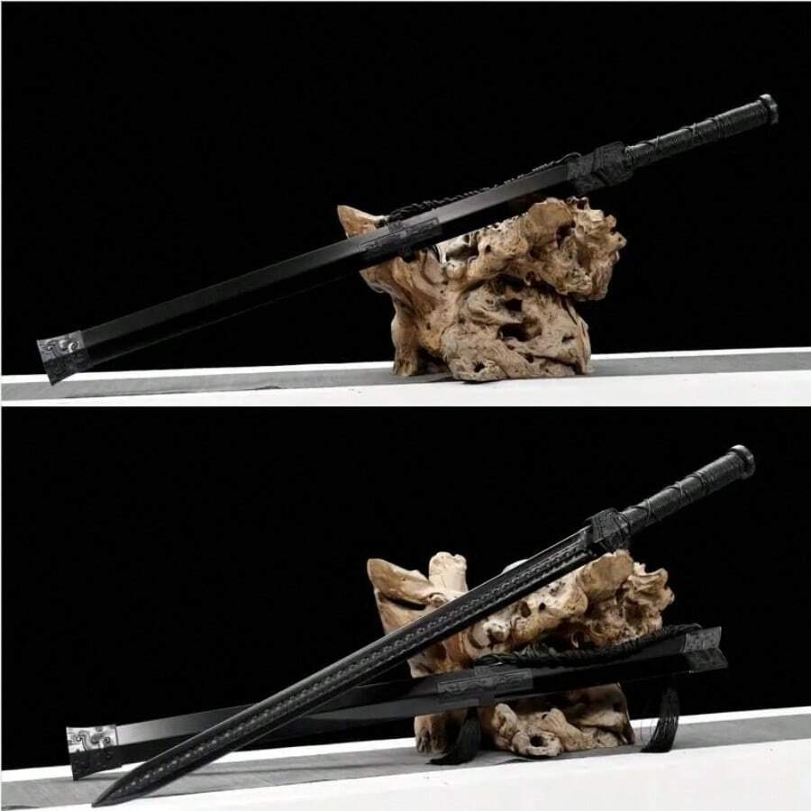 100cm/39.3inch Cosplay Chinese Han Sword With Wooden Holder ...