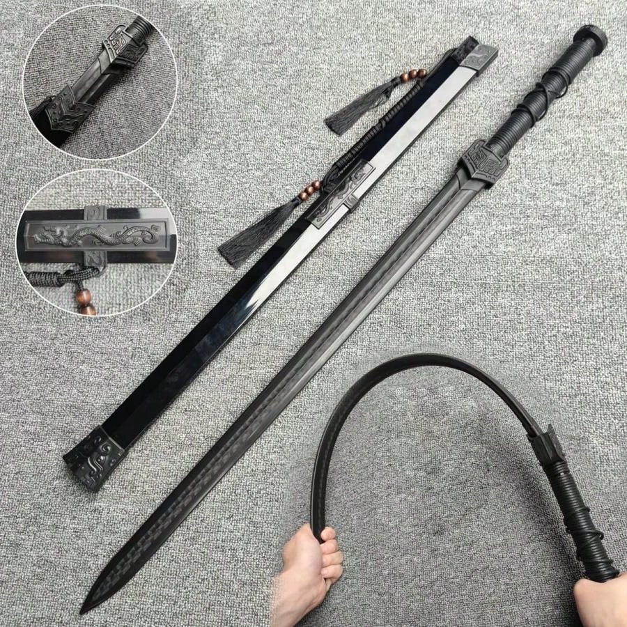100cm/39.3inch Cosplay Chinese Han Sword With Wooden Holder ...