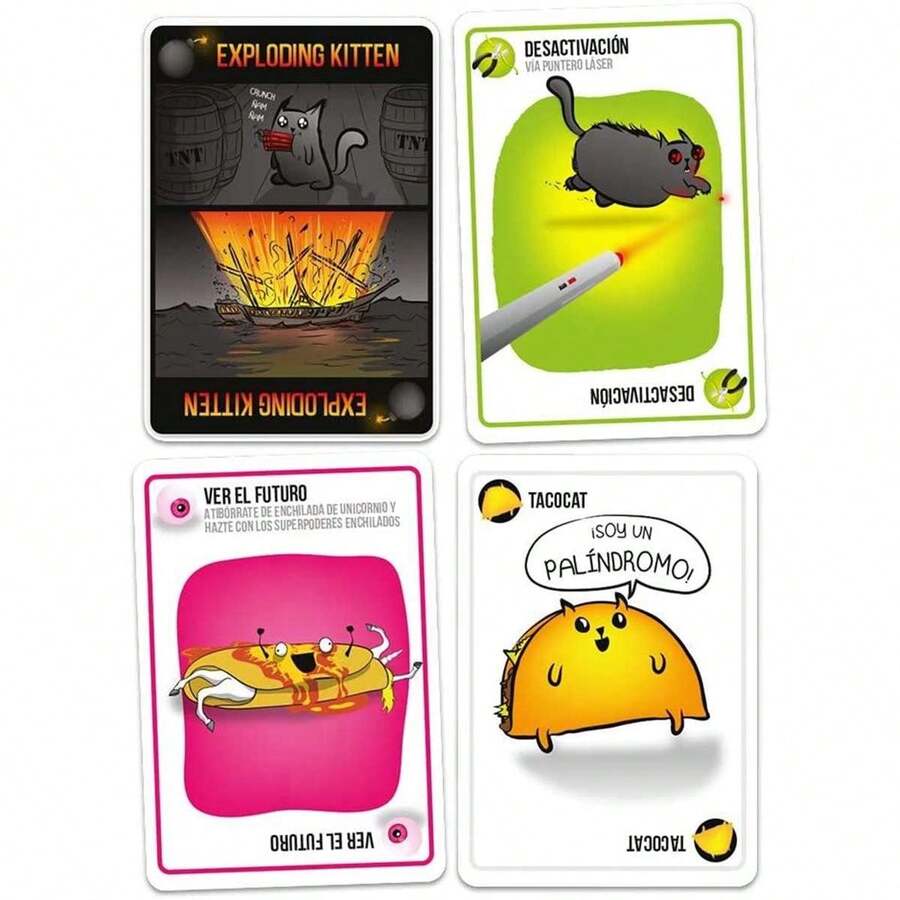 asmodee Juego Exploding Kittens ¡rápido y divertido asegura tu supervivencia! (asmodee EKEK01ES ...