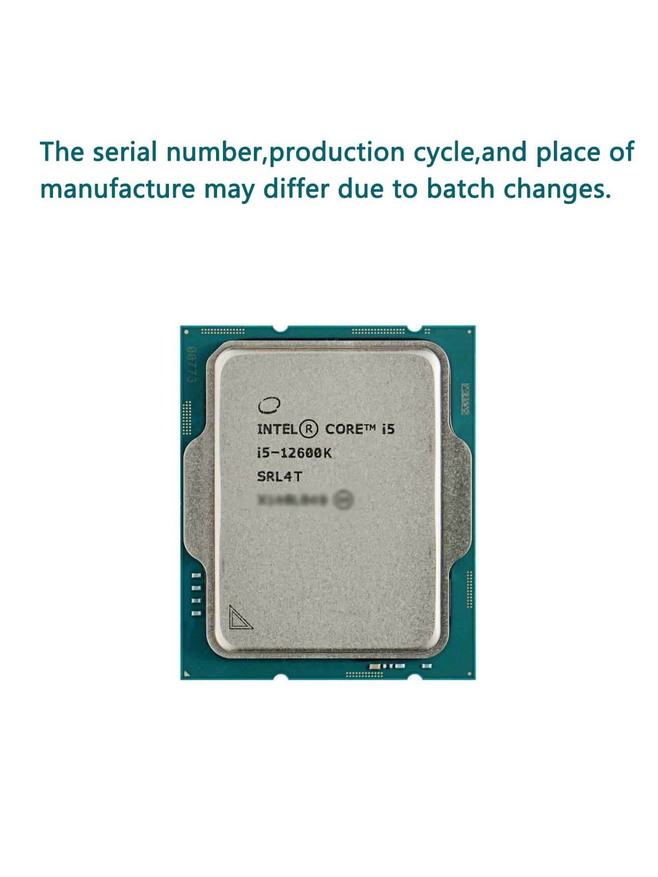 Intel Core i5-12600K i5 12600K 3.7GHz 10-Core 16-Thread CPU Processor ...