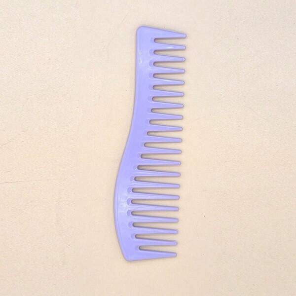 Small Fresh Hand Held Hair Comb 1 Piece Plastic Wide Tooth Partition ...