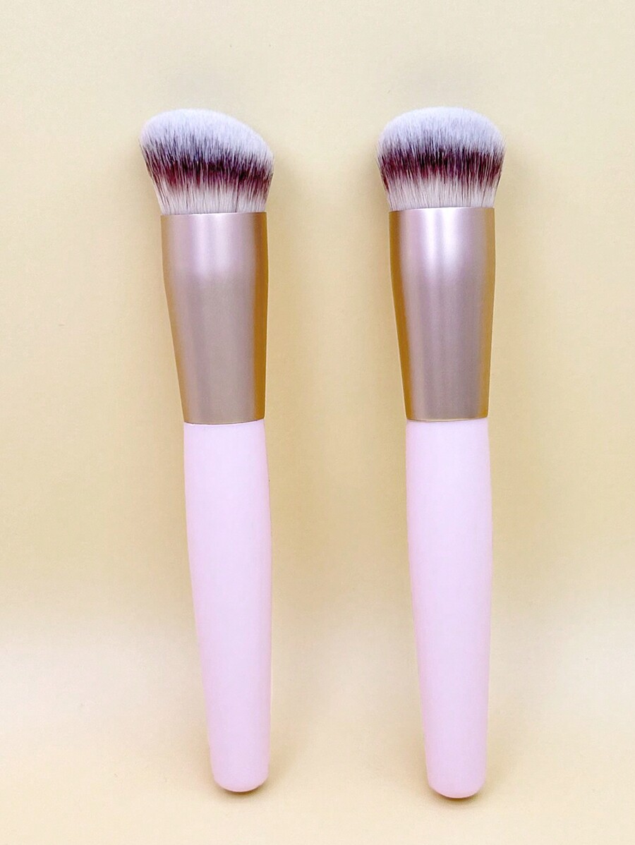 Slope Medium Concealer Brush, Contour Brush With Slanted Angle, Round ...