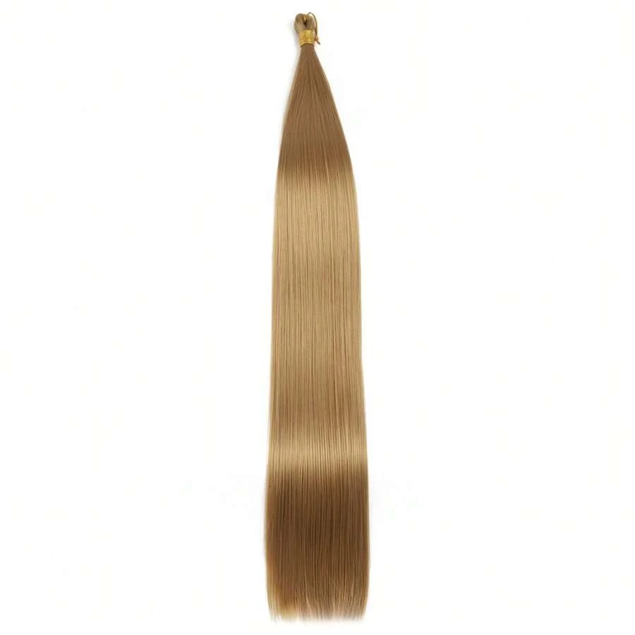 HONG SHI JIA Cabello Sintético Trenzado Recto Y Muy Largo De 24 ...