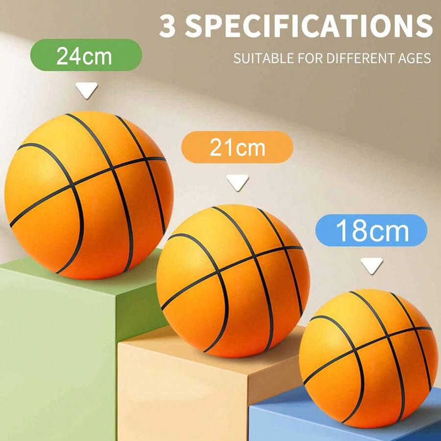 Silent Basketball, Silent Basketball Dribbling Indoor, The Handleshh Silent Basketball ...