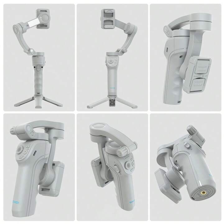 TOKQI M01 Mic Combo - Gimbal Stabilizer For Smartphone, 3-Axis ...