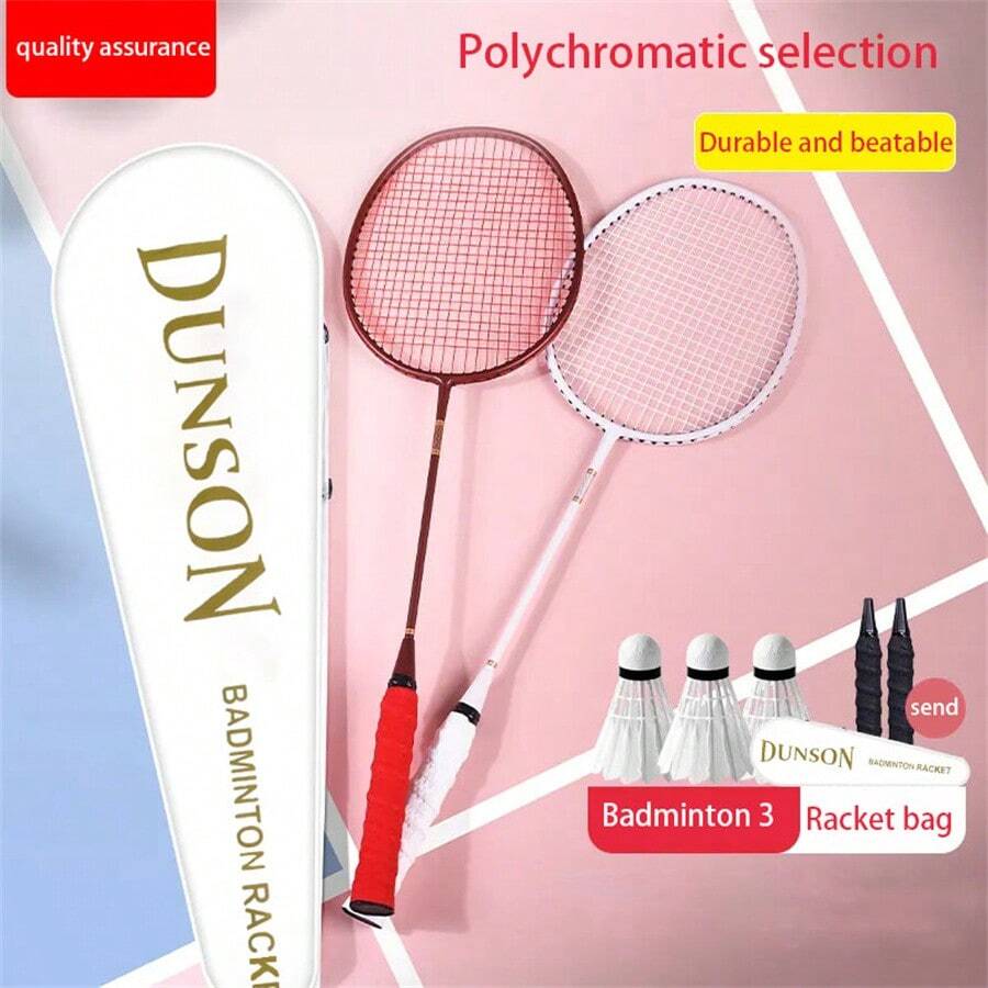 1pc All-Carbon Fiber Integrated Badminton Racket Students High ...