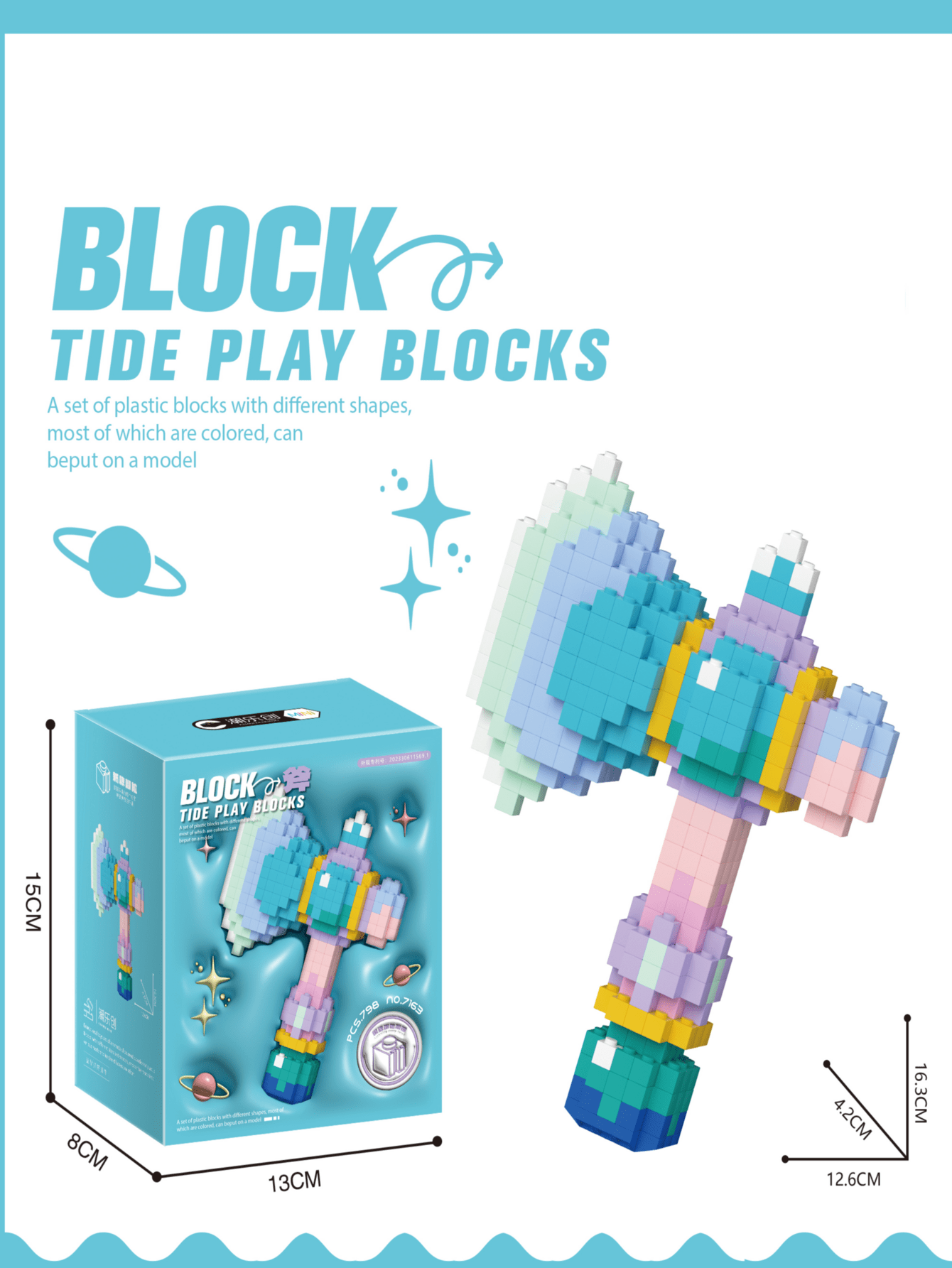 Weapon Series Micro Particle Building Blocks-axe | SHEIN USA