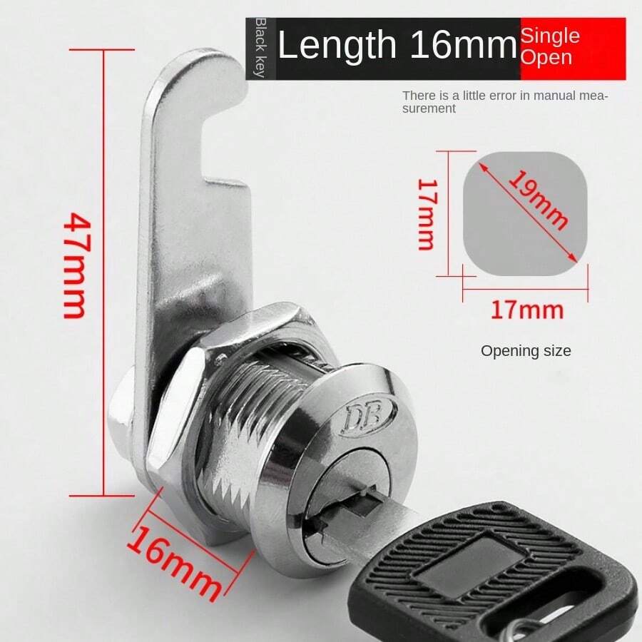 Office Drawer Lock, File Cabinet Lock, Iron Cabinet Lock, Wardrobe Lock ...