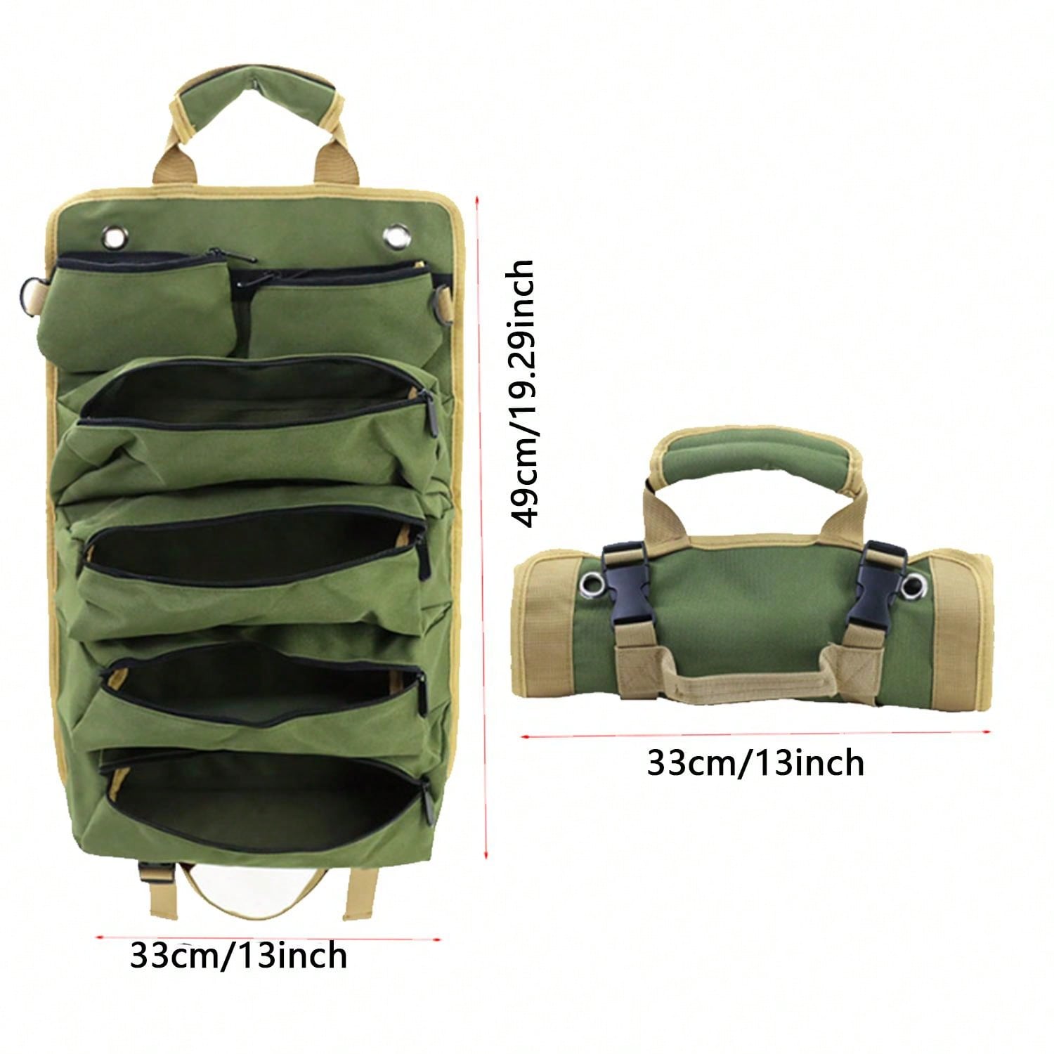 1pc Oxford Cloth Tool Bag, Car Off-road Tool Storage Bag, Portable And Removable Tool Organizer ...