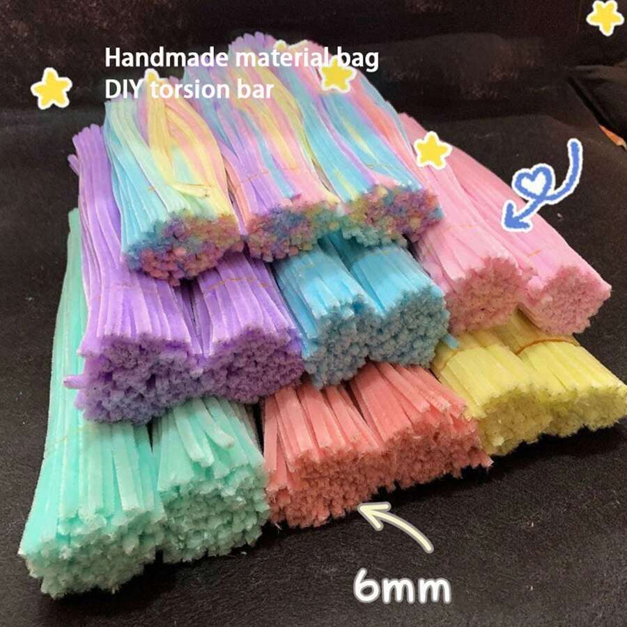 100pcs Mixed Color Twistable Rods In Macaron Colors For Kindergarten ...