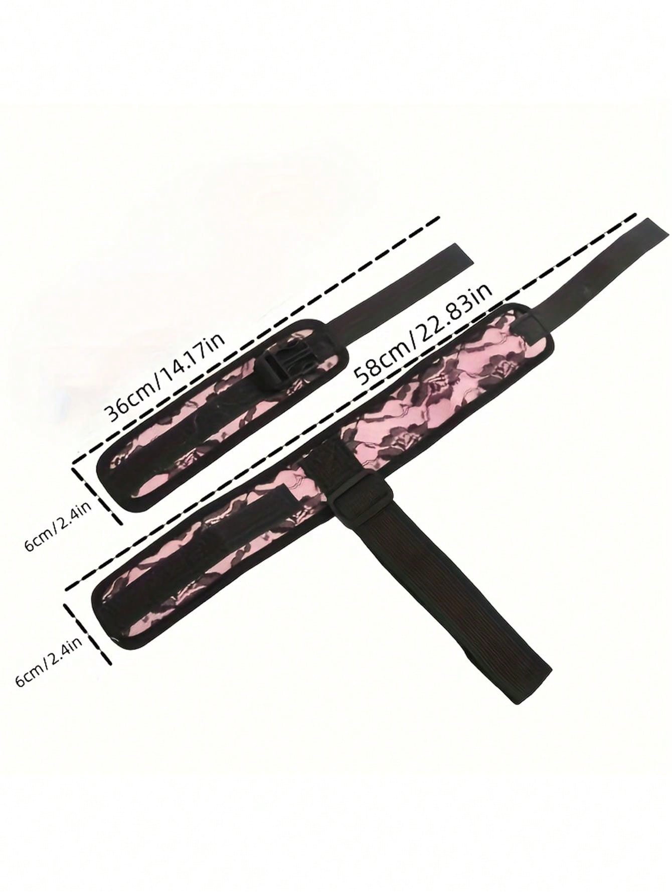 1 Pc Sm Adult Erotic Lace Backhand Cuffs Neck Handcuffs Bondage ...