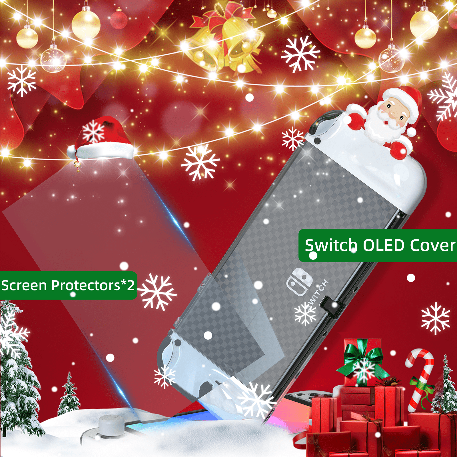 Switch OLED Accessories Bundle 25 In 1 For Switch OLED, Gift Kit With ...