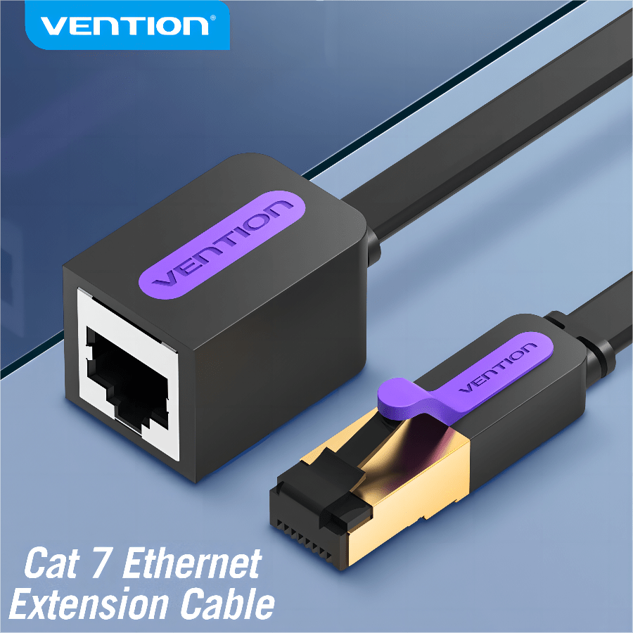 VENTION Cat7 Ethernet Extender Cable Cat 7 Ethernet Extension Cable ...