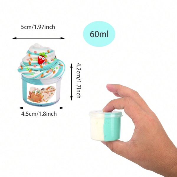 Mini 60ml Two Color Butter Slime | SHEIN USA