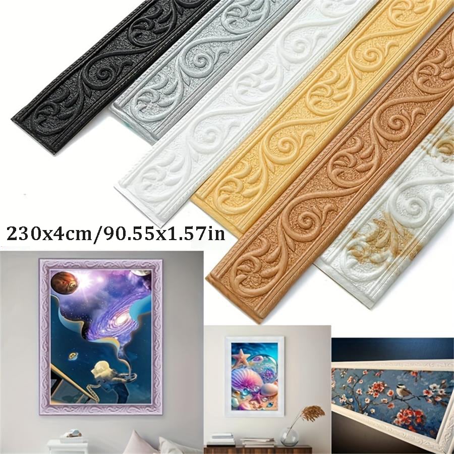 Diy Diamond Painting Self Adhesive Frame, 3d Foam Sticky Photo Frame ...