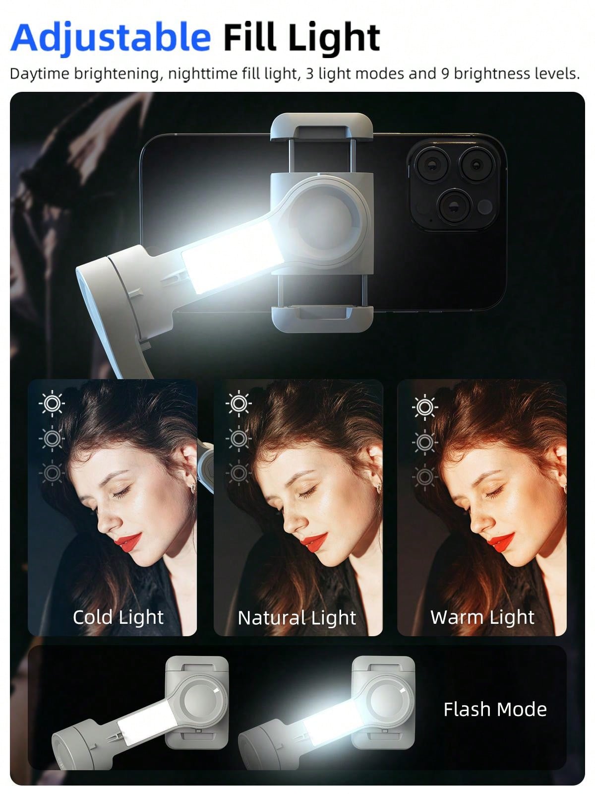 TOKQI M01 Mic Combo - Gimbal Stabilizer For Smartphone, 3-Axis ...