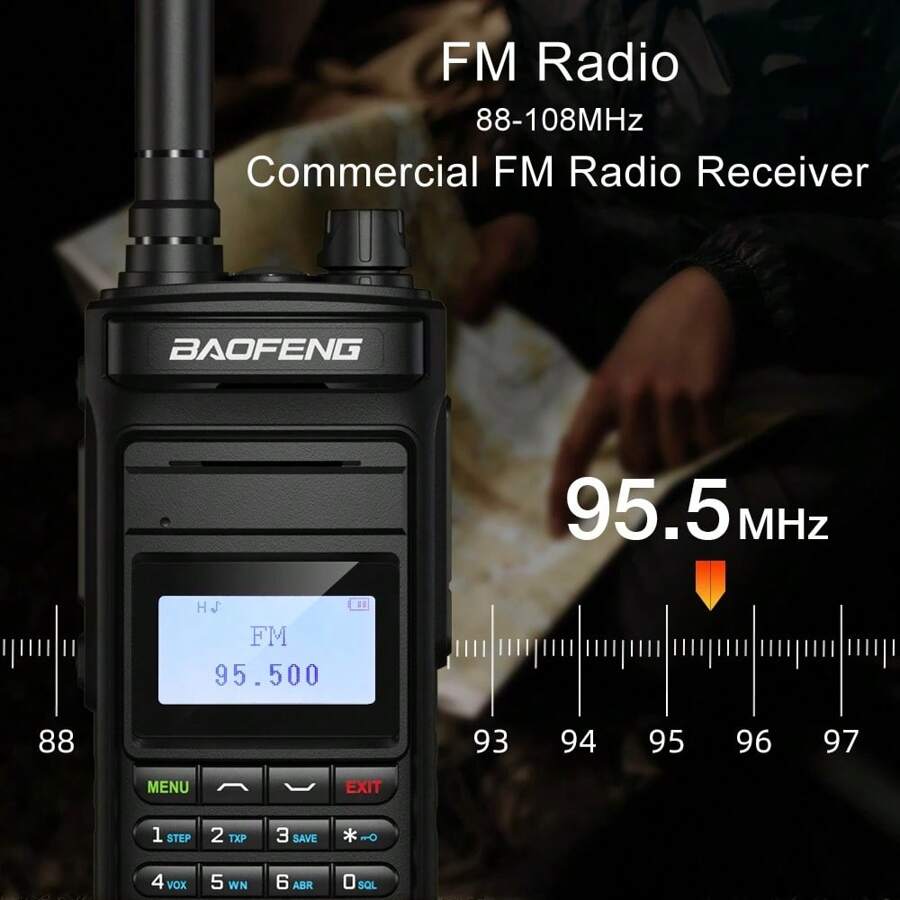 BAOFENG UV15 Pro Max V2 10W High Power Dual Band CB Radio Type-C ...