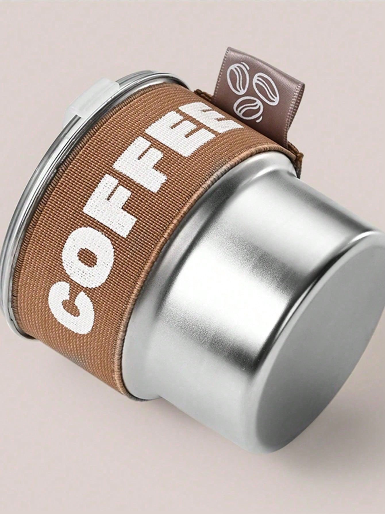 A Stainless Steel Coffee Cup, A High-end, Exquisite And Portable Coffee ...