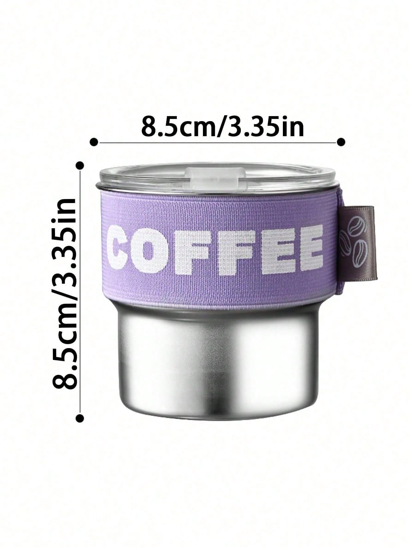 A Stainless Steel Coffee Cup, A High-end, Exquisite And Portable Coffee ...