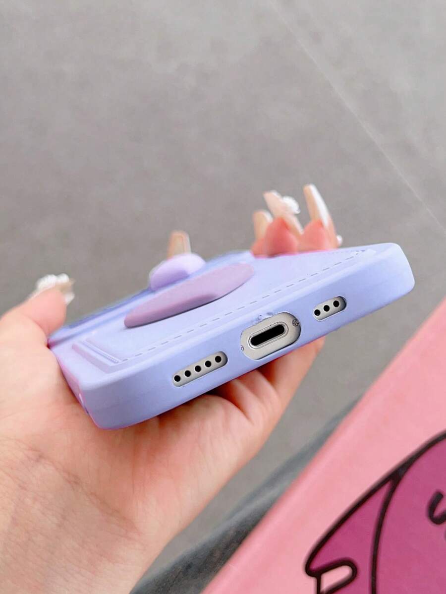 Y2K Sliding Transparent Double Heart Sticker Picture Frame Card Holder Phone Case Compatible ...