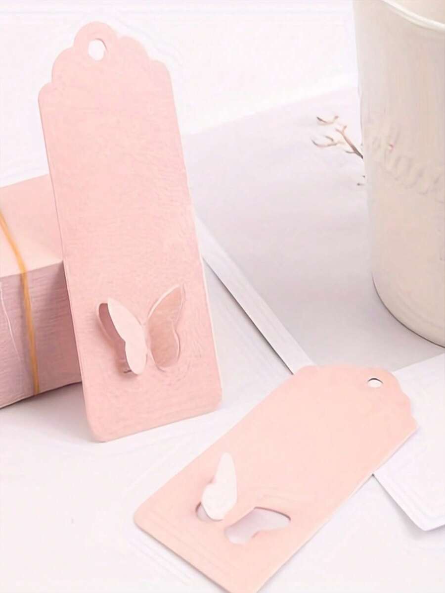 100pcs Wedding Party Favor Decoration Wave Edge Butterfly With Hollow ...