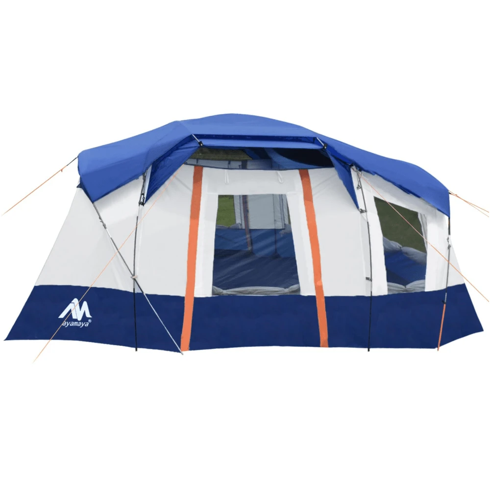 10 Person Tent - AYAMAYA Waterproof Multi Room Large Family Camping ...