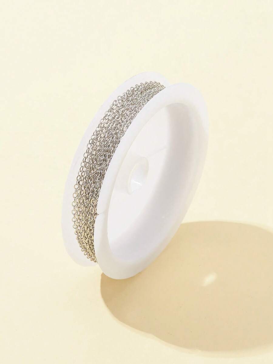 1Roll Brass Cable Chains, Soldered, With Spool, 2x1.8x0.2mm, About 9.84 ...