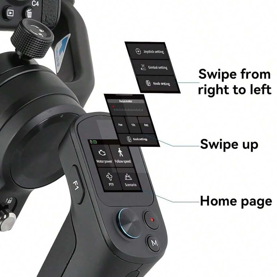 SCORP Camera Stabilizer 3-Axis Handheld Gimbal For DSLR And Mirrorless Camera Max 5.5lbs Feiyu ...