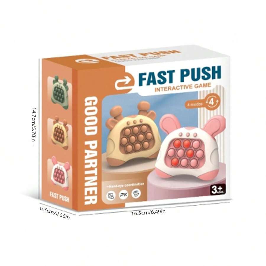 Fast Push Game Light Up Pops Whack A Mole Fidget Toys Quick Push Bubble ...