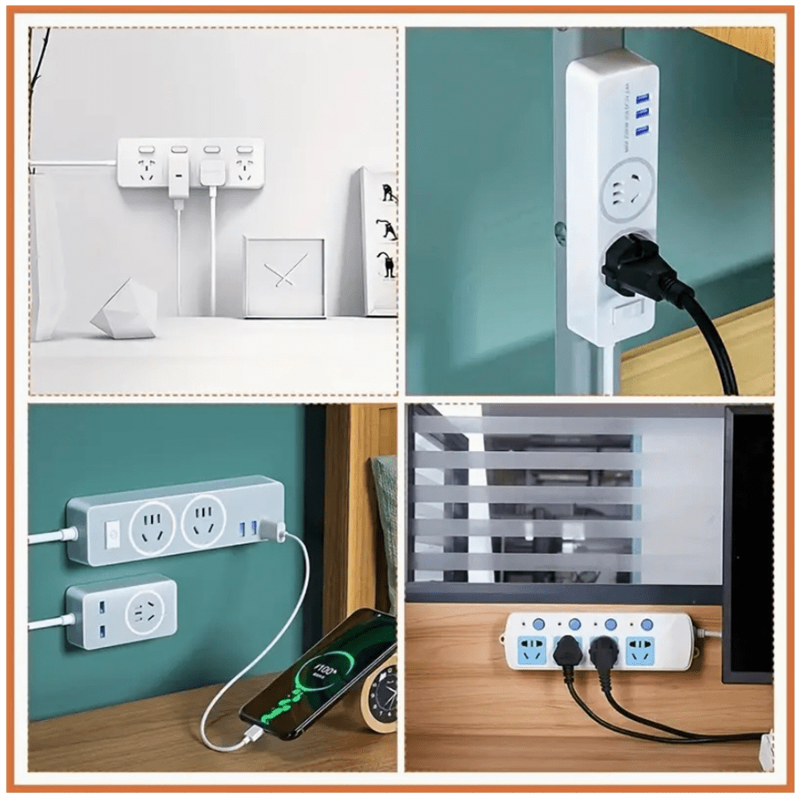 1pc Self-adhesive Wall Hook Socket Storage Holder Socket Organizer ...