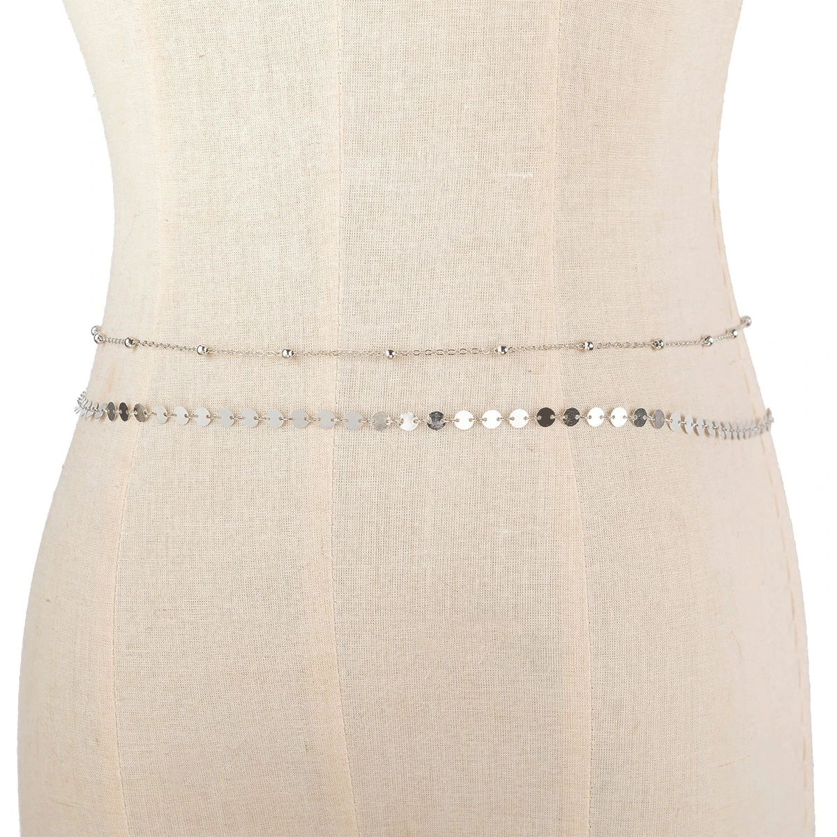 2pcs Combination Women's Glitter Waist Chain Sexy Body Chain for Sale ...