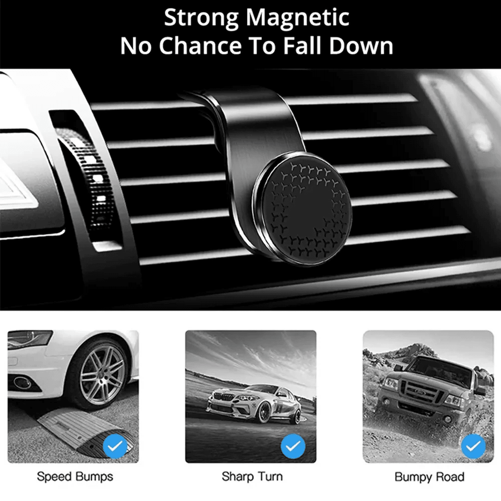Universal Car Magnetic Phone Holder Mount For Air Vent / Dashboard ...