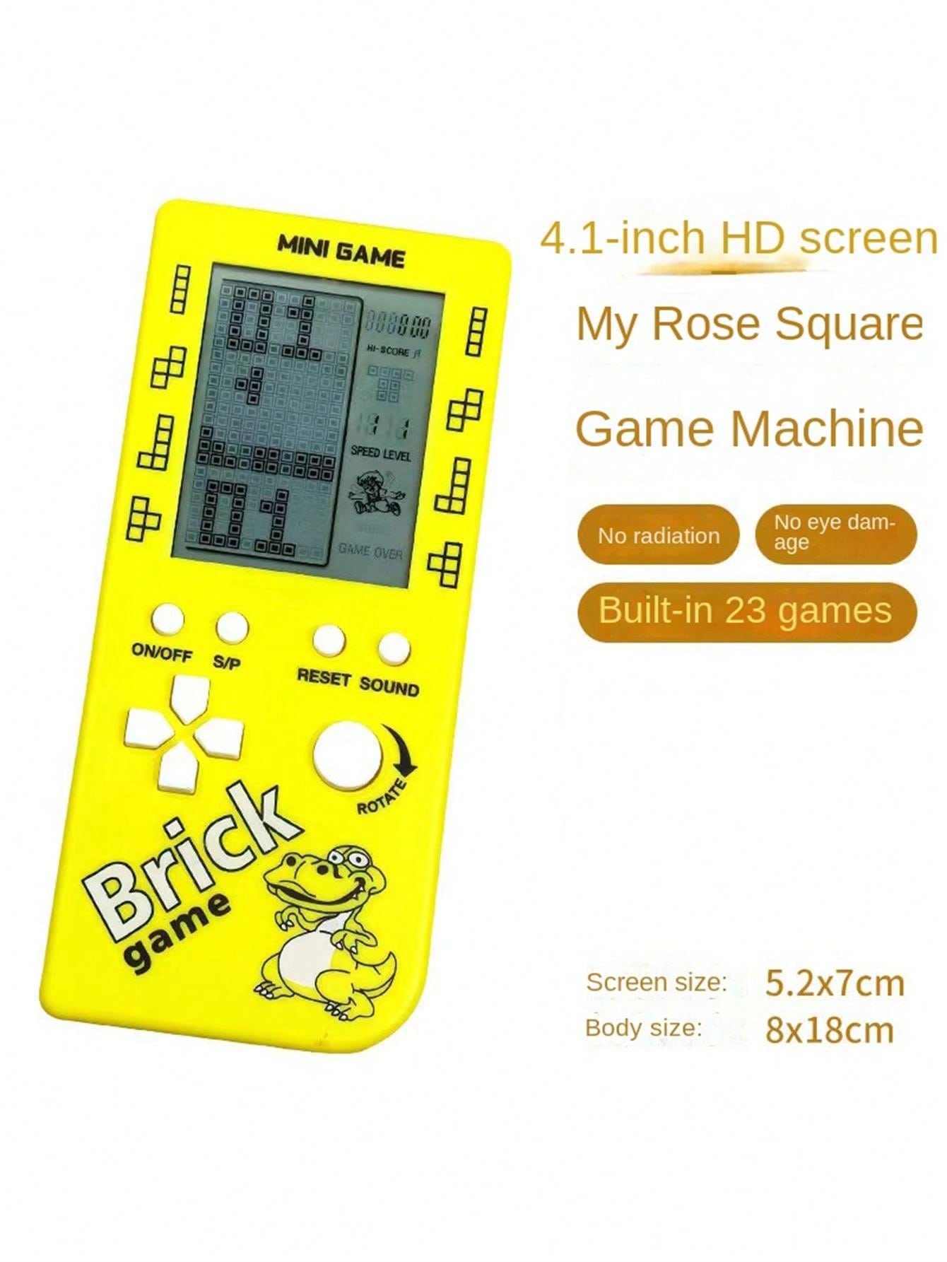 1pc Russian Block Game Console Handheld Electronic Gaming Device With ...