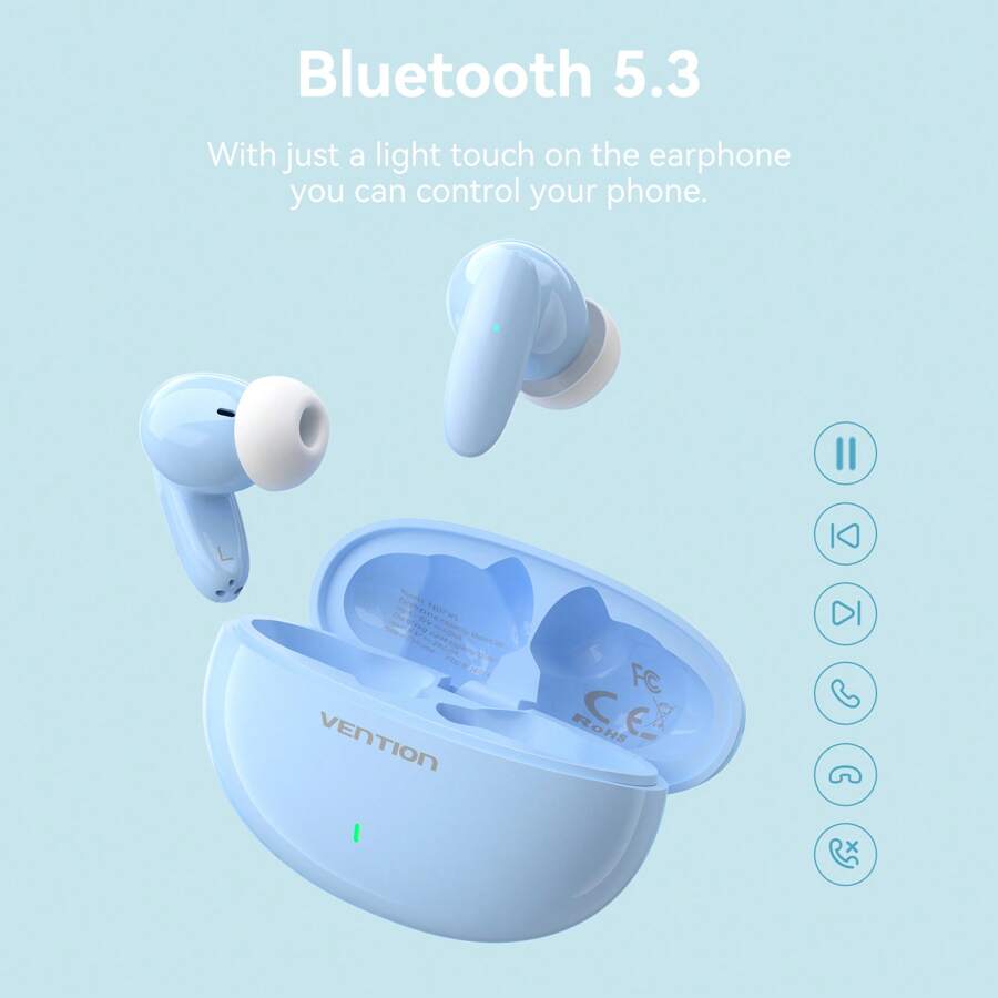 VENTION True Wireless Earbuds - TWS Noise Cancelling Earbuds With ...