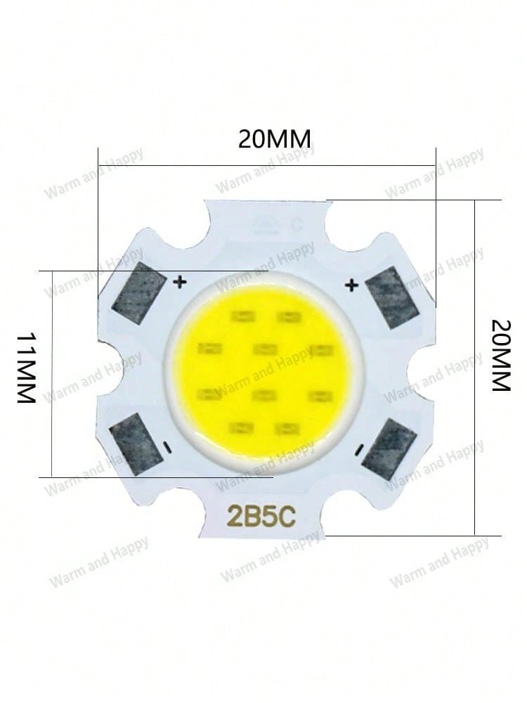 10 Pieces Per Pack 3w 5w 7w 10w High Power Led Cob Bulb 20mm 250 Current Led Light Source Chip ...