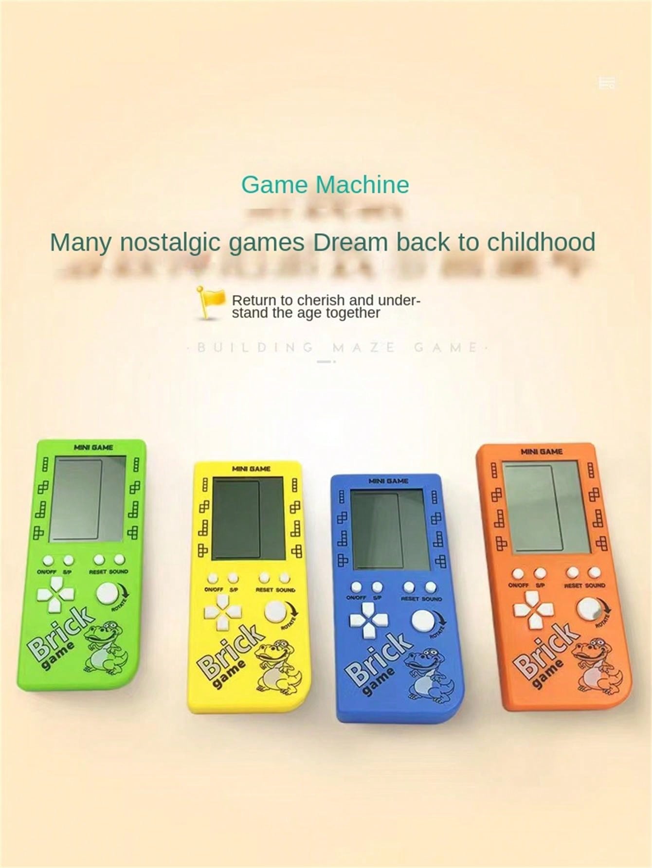 1pc Russian Block Game Console Handheld Electronic Gaming Device With ...