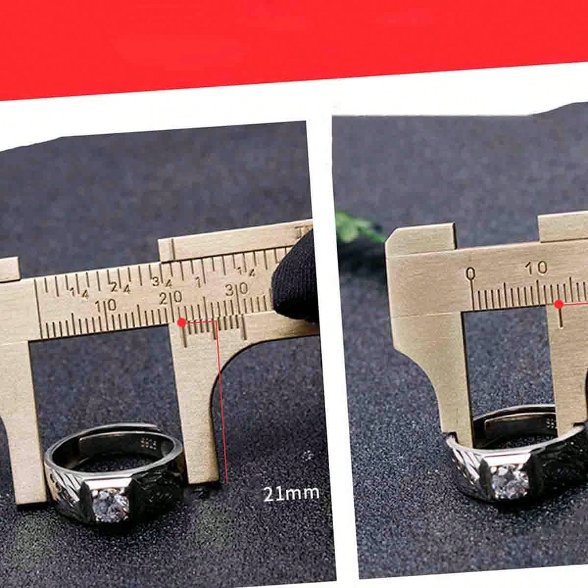 New 0-100mm Double Scale Brass Caliper Wenwan Jewelry Vernier Caliper ...