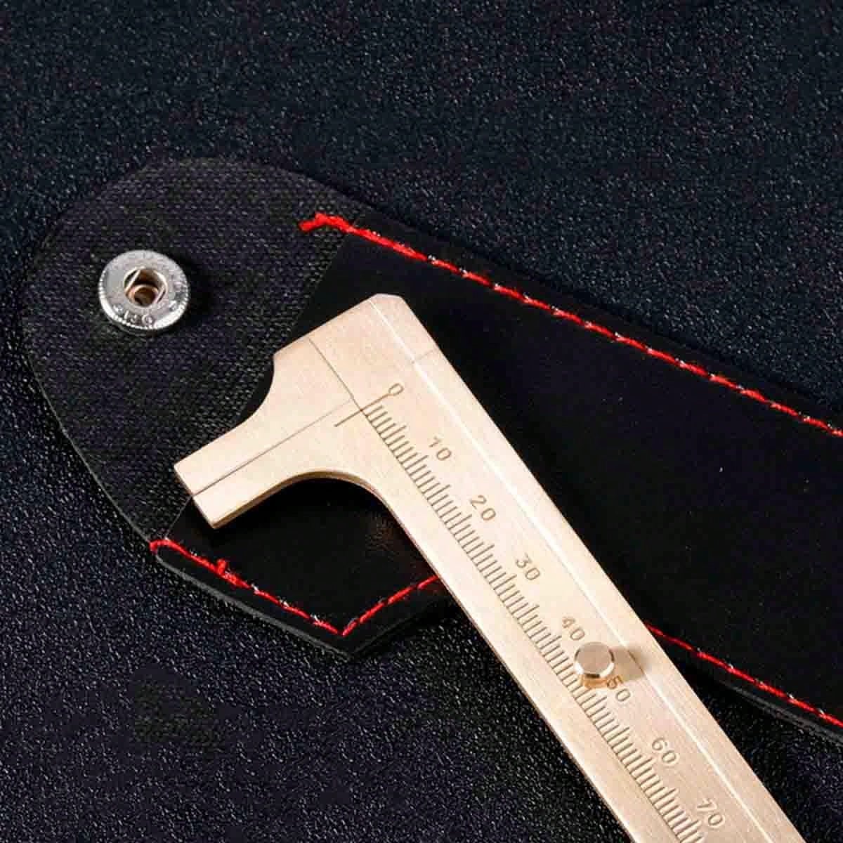 New 0-100mm Double Scale Brass Caliper Wenwan Jewelry Vernier Caliper ...