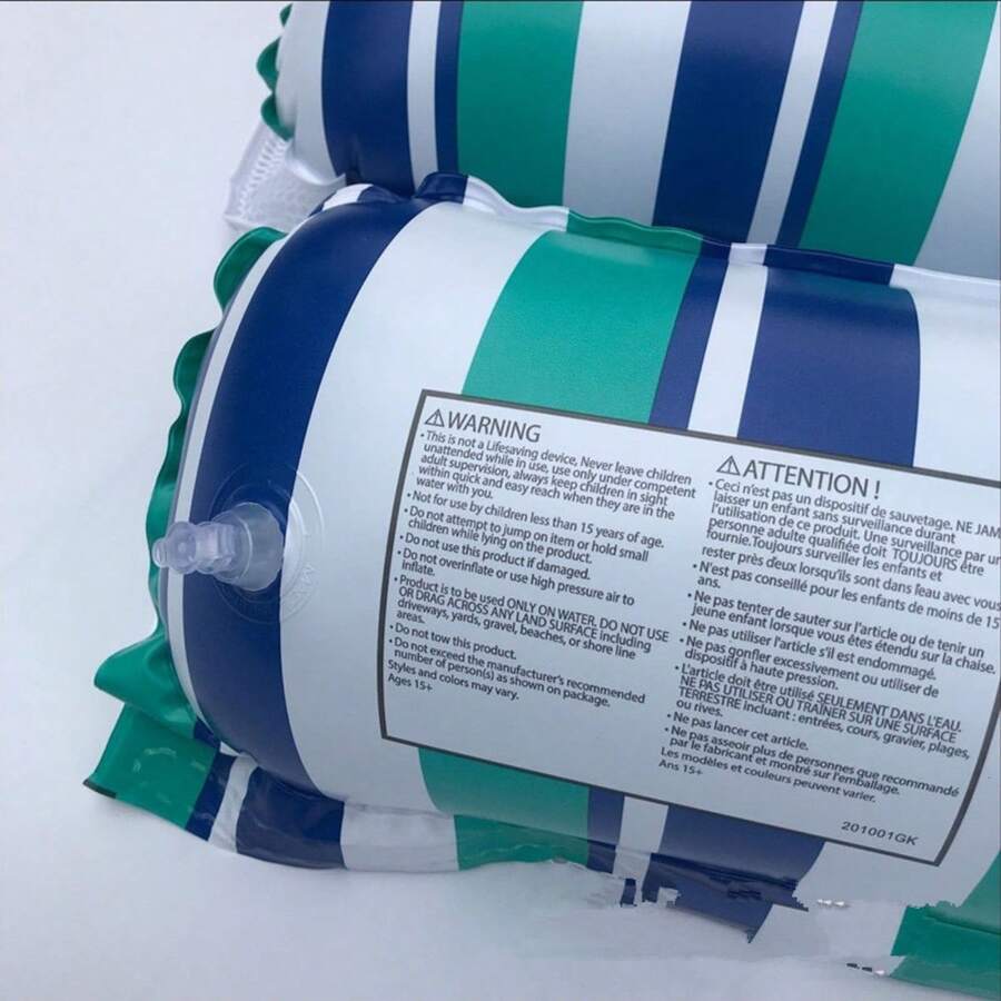 1pc Pvc Inflatable Hammock Sofa Bed For Water, Foldable And Backrest ...