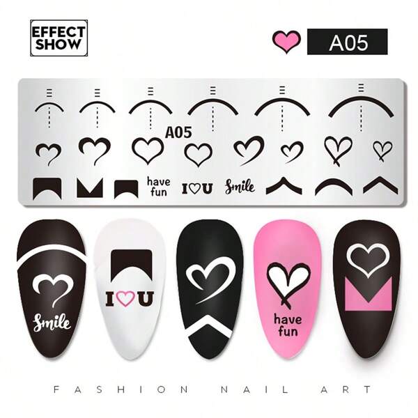 Nuove Lastre In Acciaio Inossidabile Per Timbratura Unghie, Piccole E ...