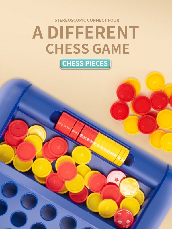 3d Connect Four/ Five In A Row/ Gomoku/ Four-In-A-Row Board Game For ...