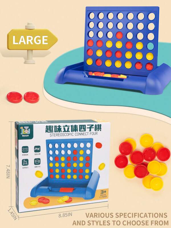 3d Connect Four/ Five In A Row/ Gomoku/ Four-In-A-Row Board Game For ...